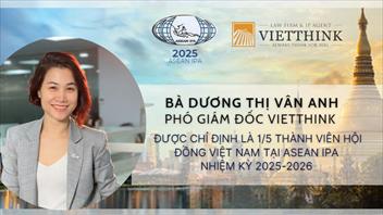 Bà Dương Thị Vân Anh – Phó Giám đốc Vietthink được chỉ định trở thành một trong năm Thành viên ...